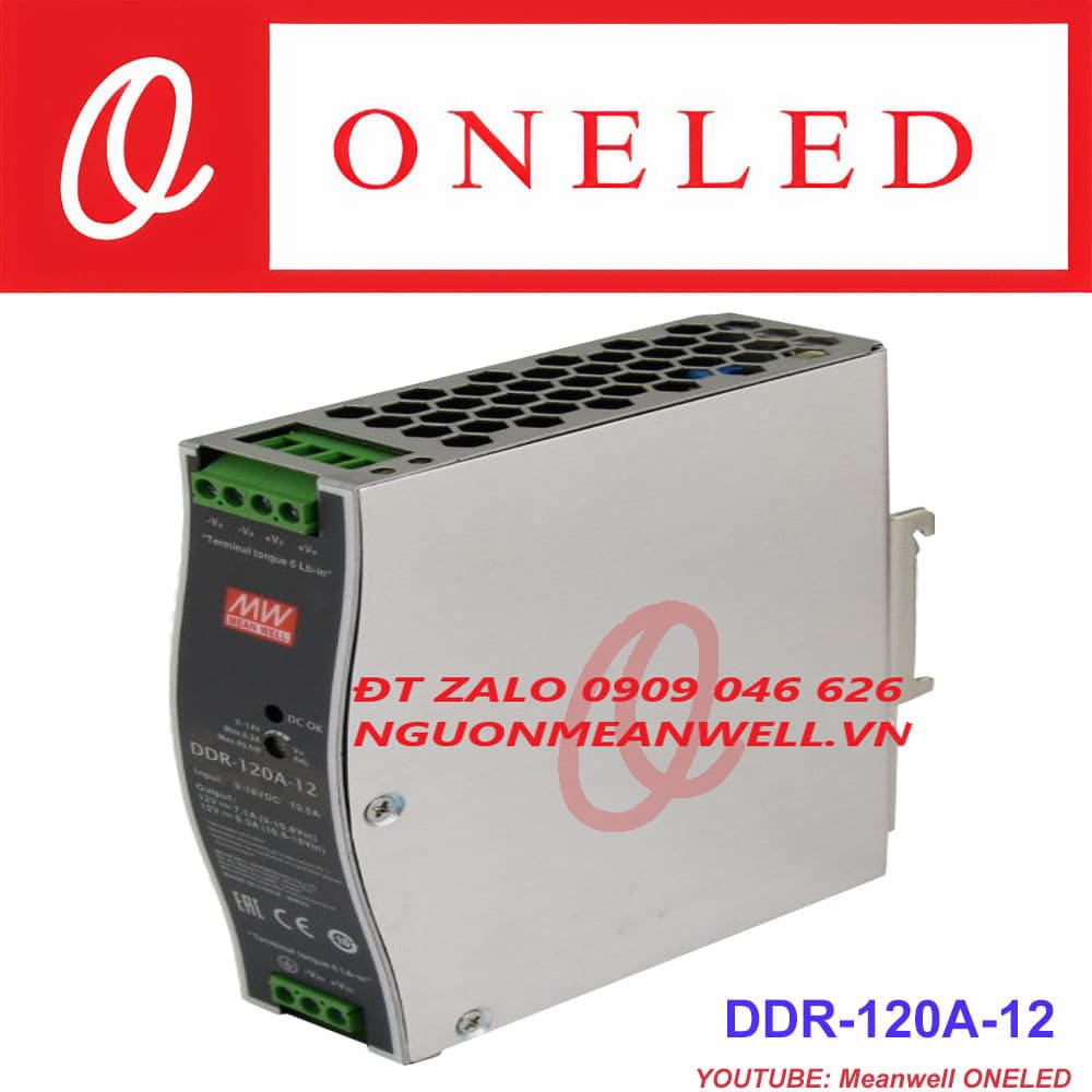 Bộ Nguồn Dạng Tĩnh DDR-120A-12 - 0909153888 Meanwell HCM Hà Nội