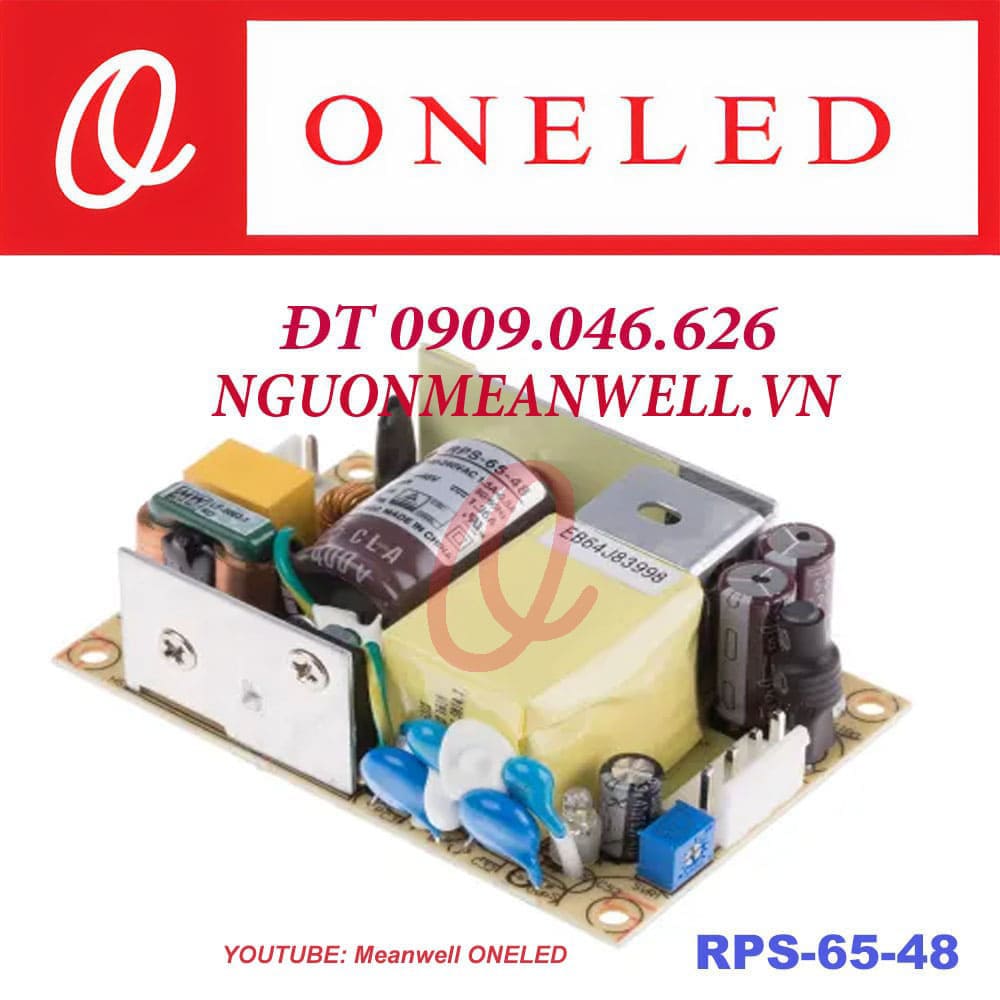 Bộ Nguồn Dạng Tĩnh RPS-65-48 - Meanwell 0909153888 HCM HN
