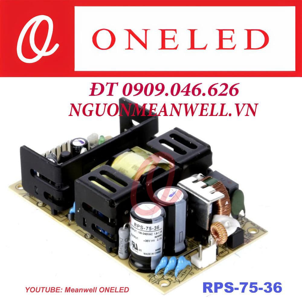 Bộ Nguồn Dạng Tĩnh RPS-75-36 - Meanwell 0909153888 HCM HN