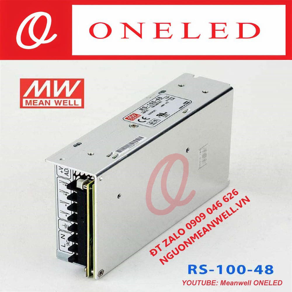 Bộ Nguồn Dạng Tĩnh RS-100-48 - 0909153888 Meanwell HCM Hà Nội