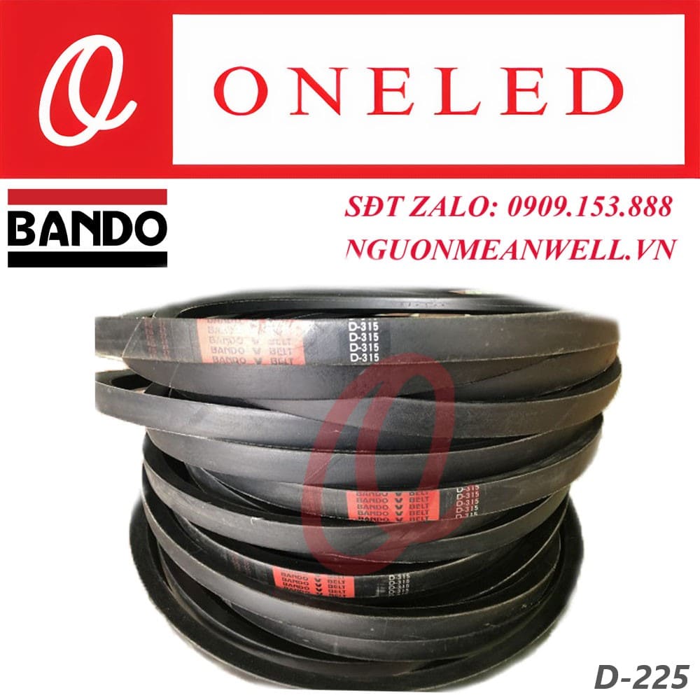 Dây Curoa D225 BANDO - 0909153888 SUNDT Sanlux TOYO