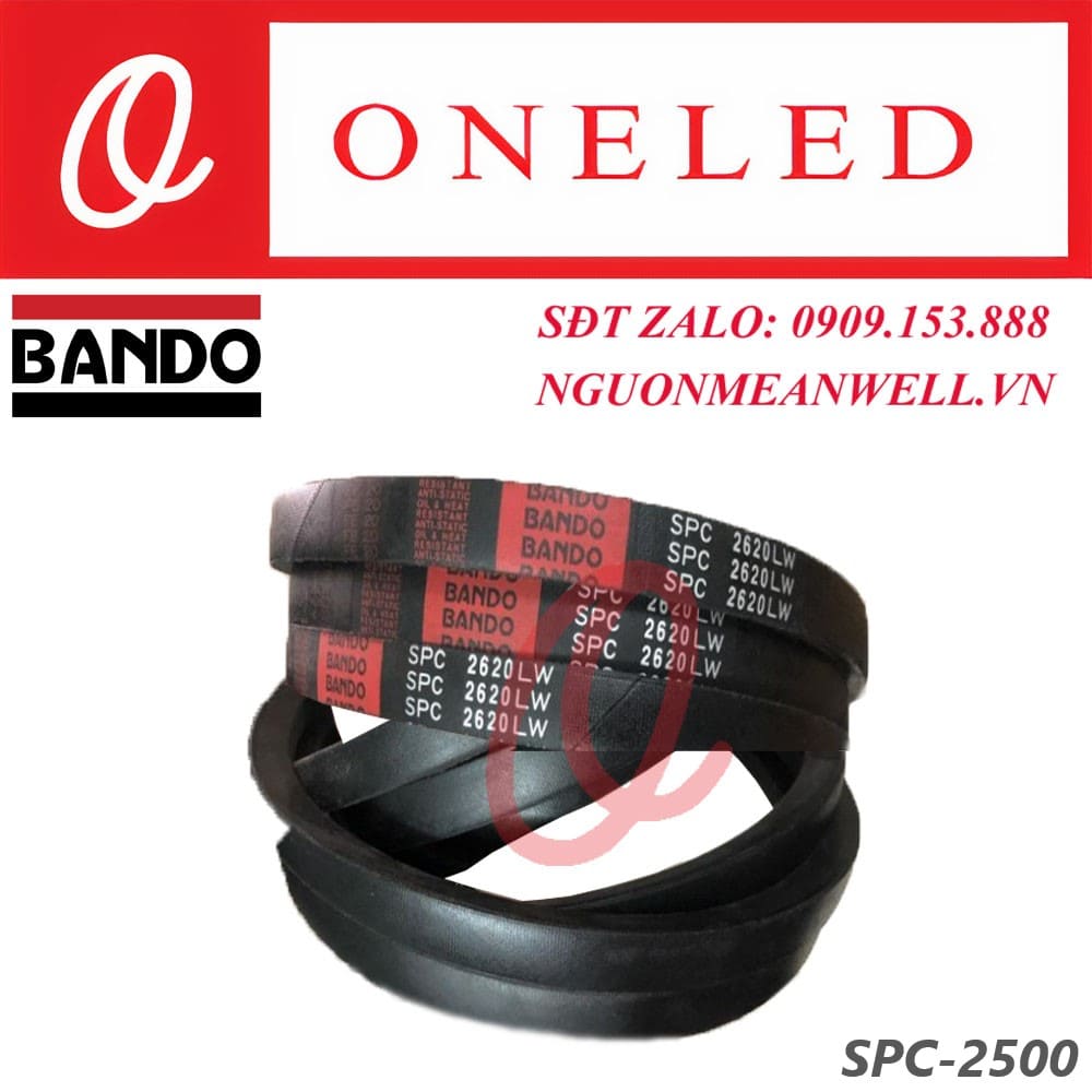 Dây Curoa SPC 2500 BANDO - 0909153888 SUNDT Sanlux TOYO